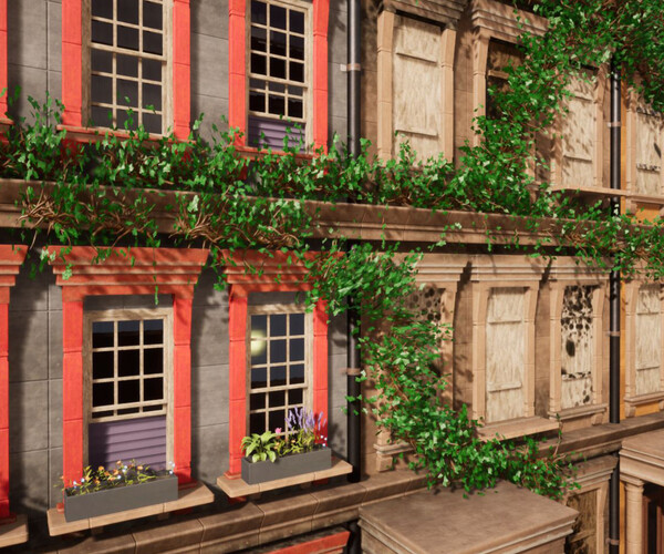 ArtStation - Modular Buildings Vol 1 For Unreal Engine | Game Assets