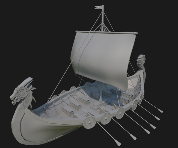 ArtStation - Viking Longship | Resources