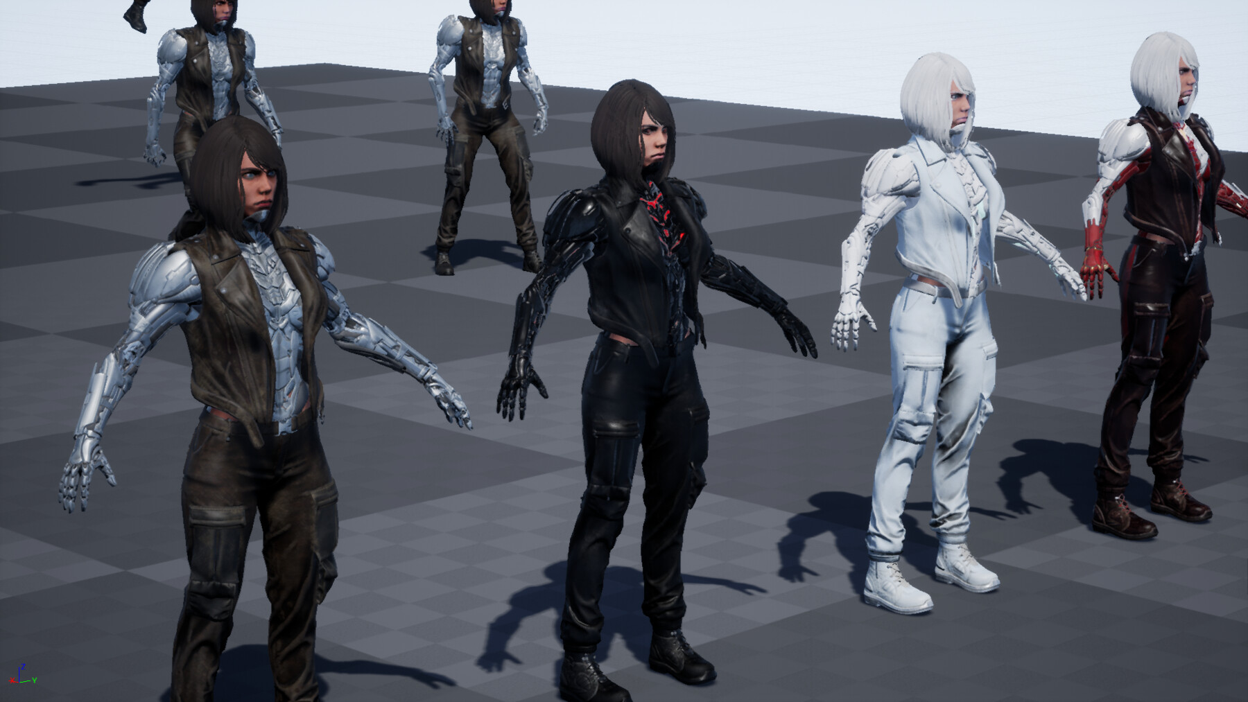 ArtStation - Terminator Girl | Game Assets