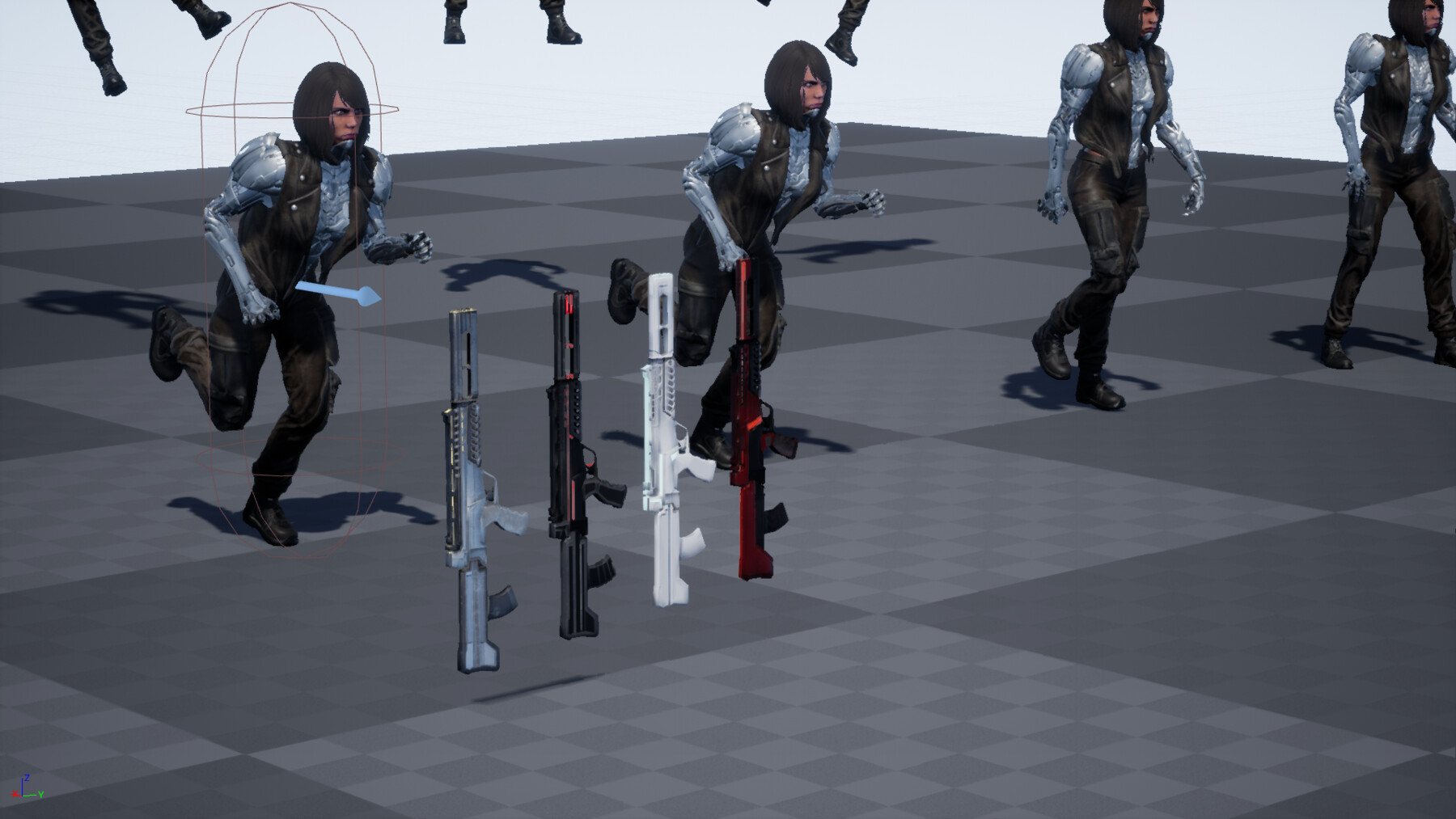 ArtStation - Terminator Girl | Game Assets