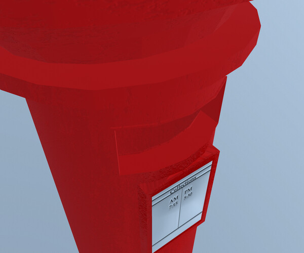 ArtStation - Pillar post box | Game Assets