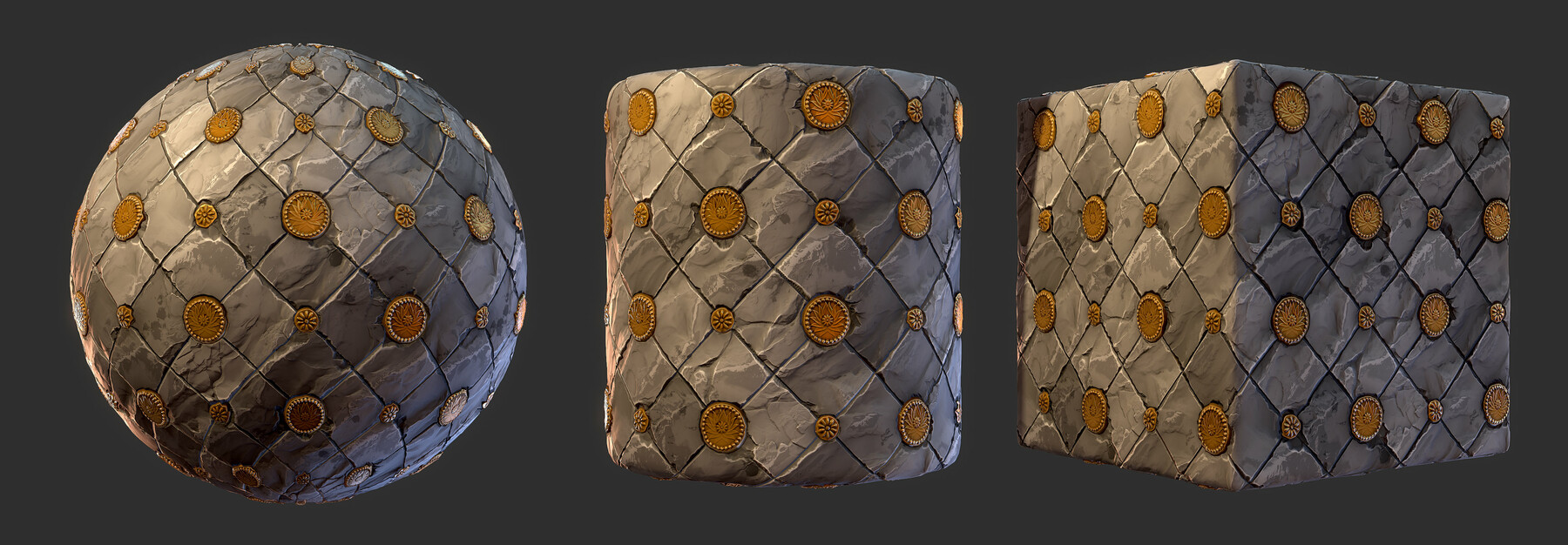 ArtStation - Stylized Ornamental Floor Tiles - Substance Designer ...