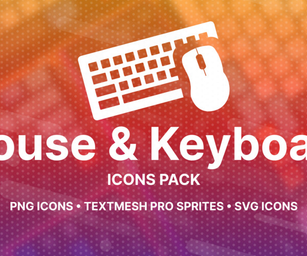 ArtStation - Mouse & Keyboard Icons Pack | Game Assets