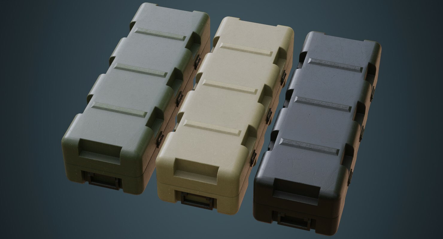 ArtStation - Military Case 3B | Game Assets