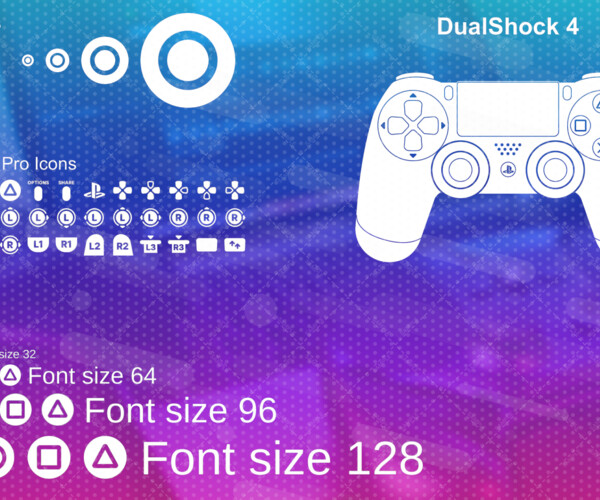Artstation Pc And Consoles Controller Buttons Icons Pack Game Assets