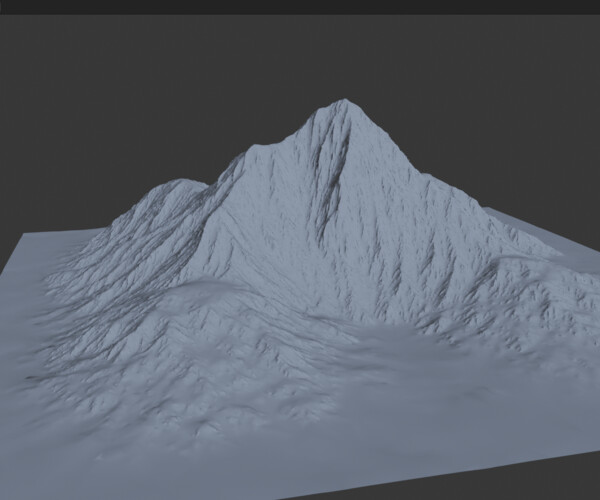 ArtStation - Mountain Landscape Mesh | Game Assets