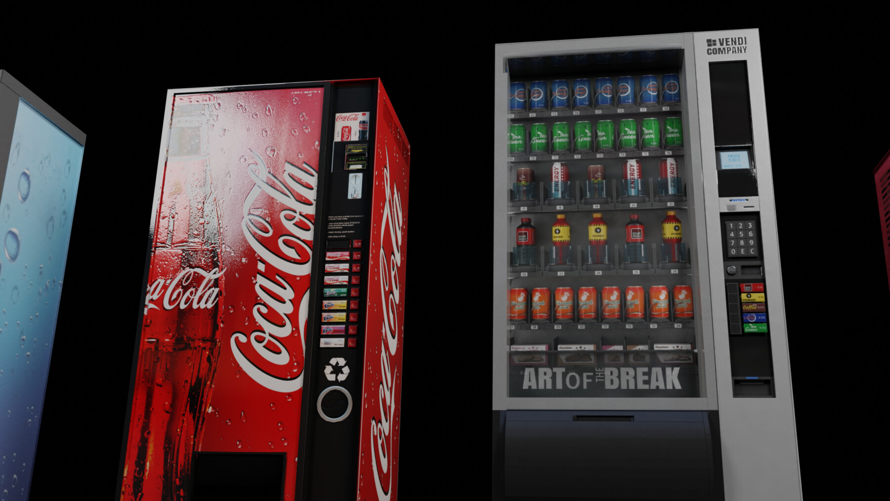 ArtStation - Vending Machine Collection- Pack of 4 | Game Assets