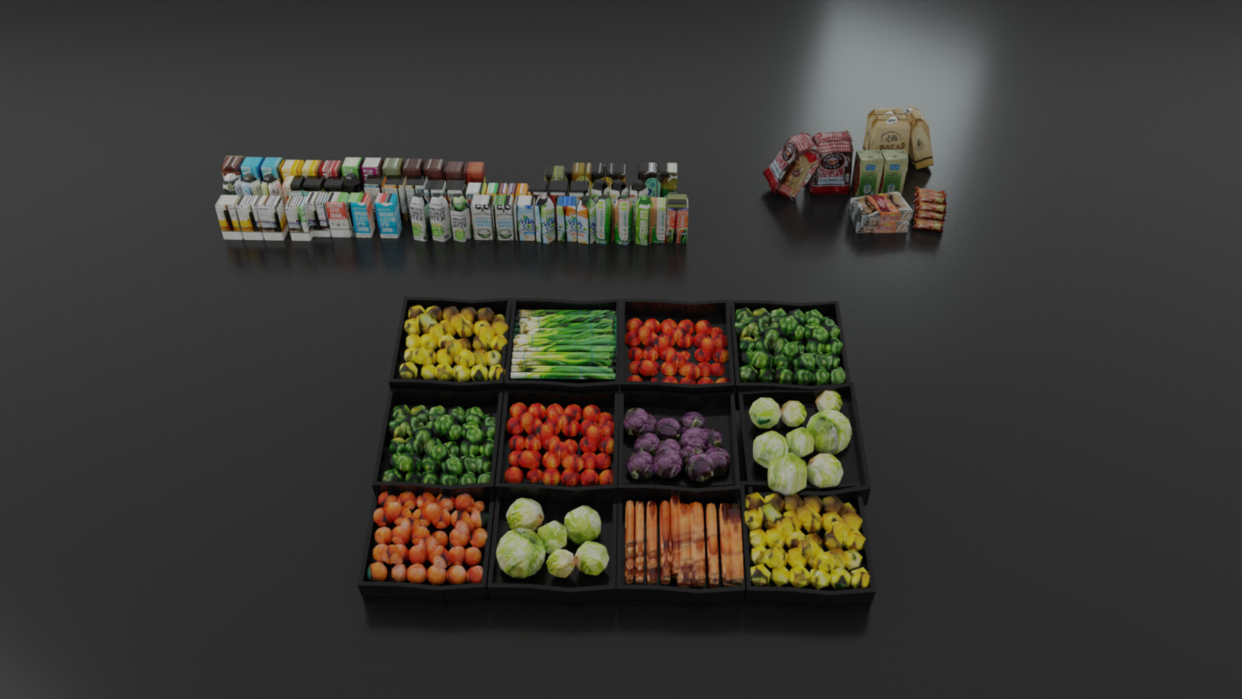 ArtStation - Grocery Store Asset Pack | Game Assets