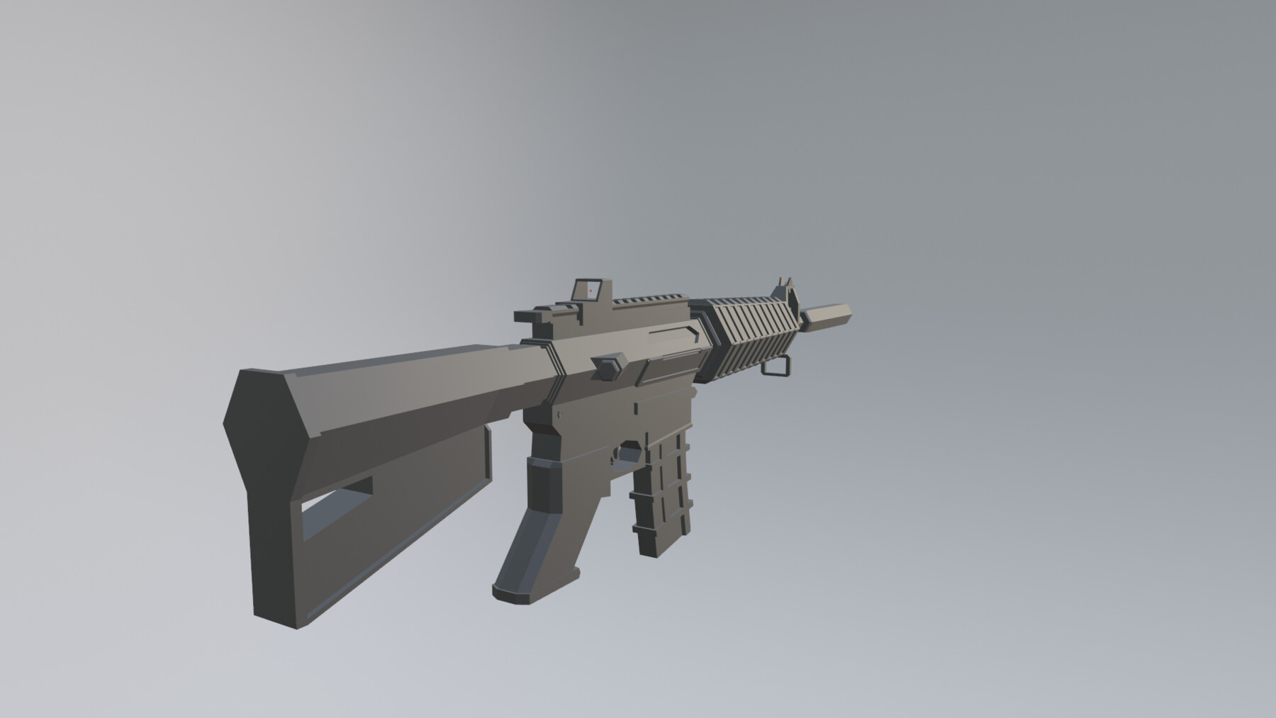 ArtStation - Low Poly - M4A1 | Game Assets