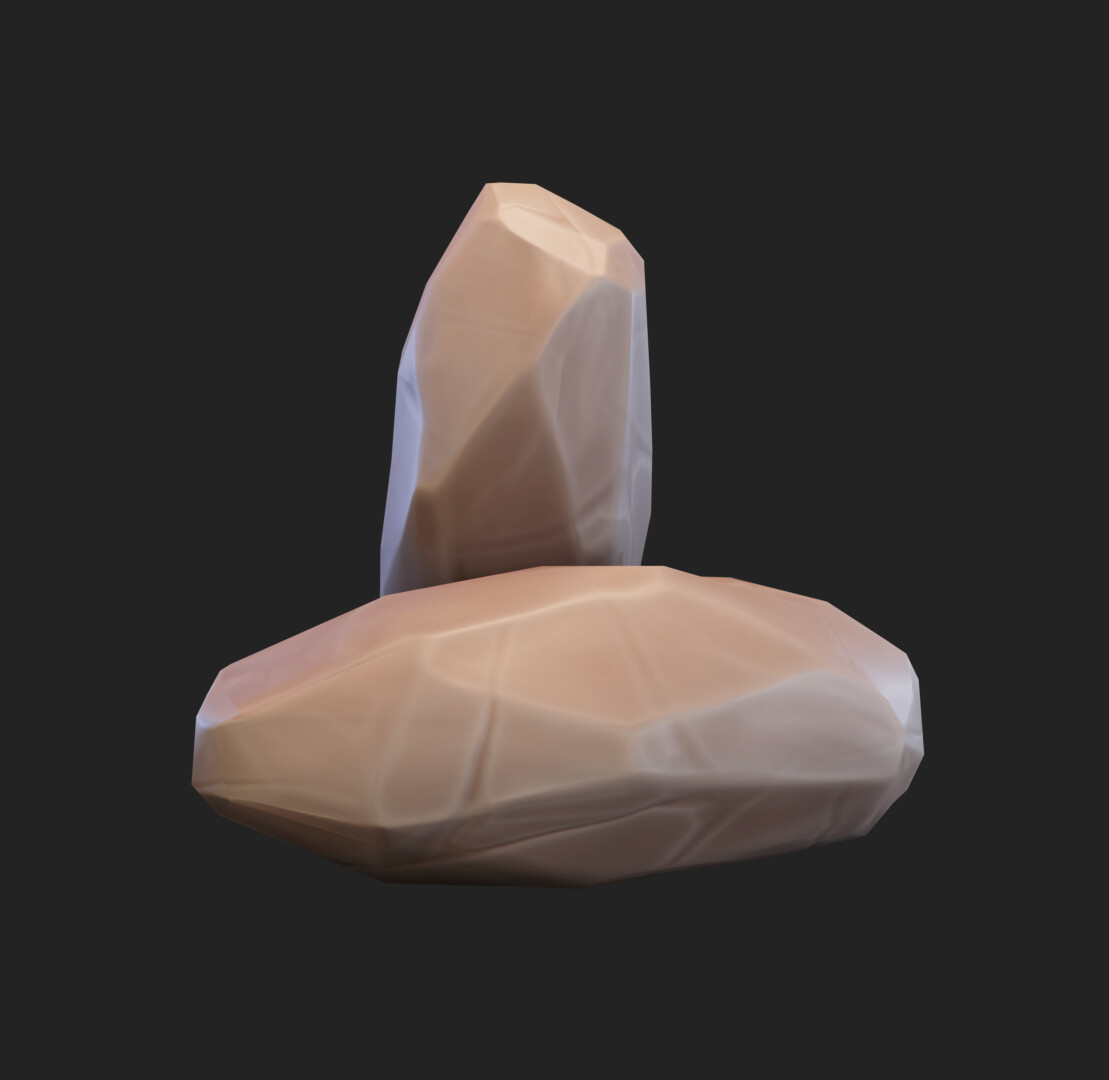 ArtStation - Stylized rocks | Game Assets