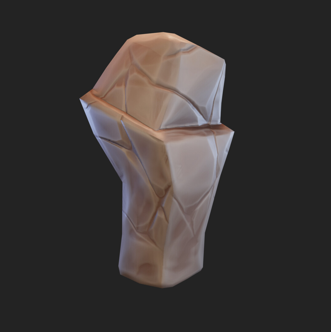 ArtStation - Stylized rocks | Game Assets