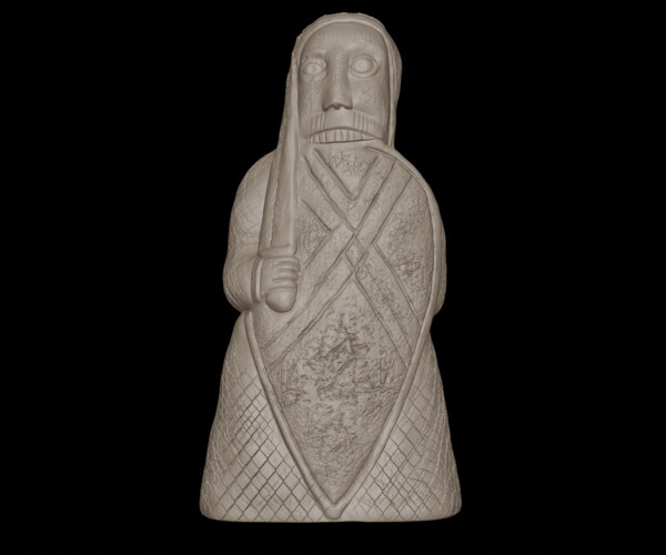 ArtStation - the lewis chessmen 3D print model | Tutorials