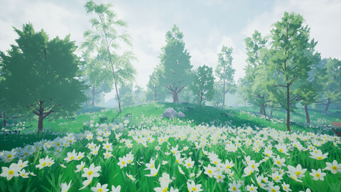 ArtStation - 100 Stylized Trees [Unreal Engine 4] | Game Assets