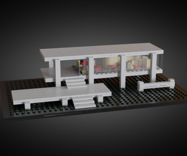 ArtStation - Farnsworth House by Lego | Resources