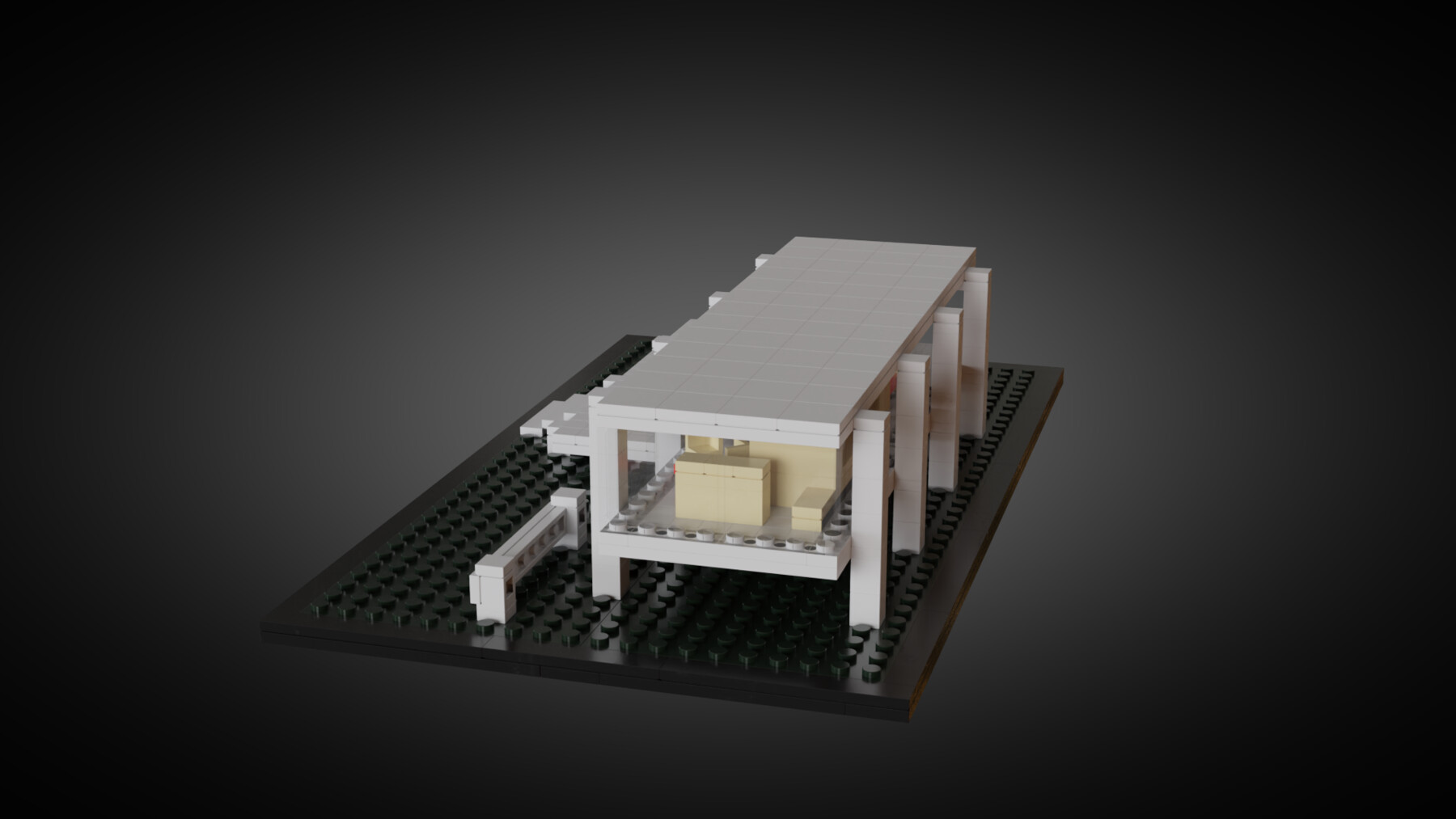 ArtStation - Farnsworth House by Lego | Resources