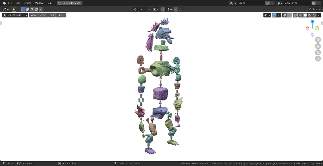 ArtStation - Concept 3d model Articulation for 3d print: Tank shadow ...