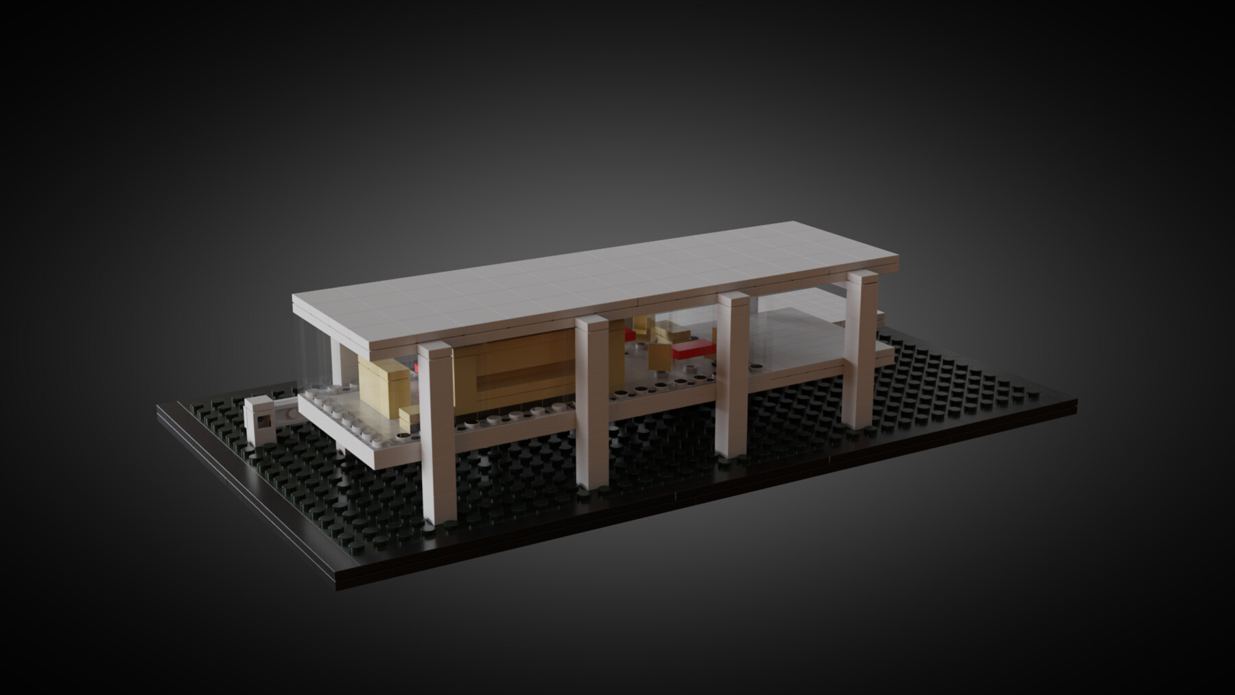 ArtStation - Farnsworth House by Lego | Resources