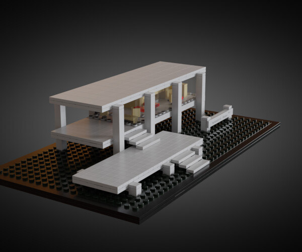 ArtStation - Farnsworth House by Lego | Resources