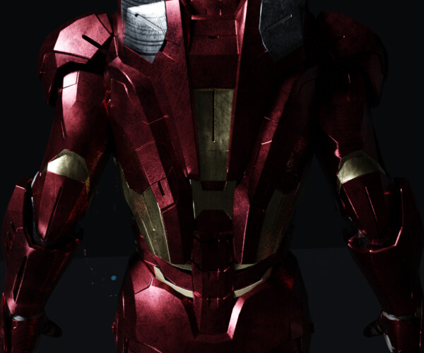 ArtStation - Iron Man MK-7 Armour from The Avengers 2012 - 3D Model ...