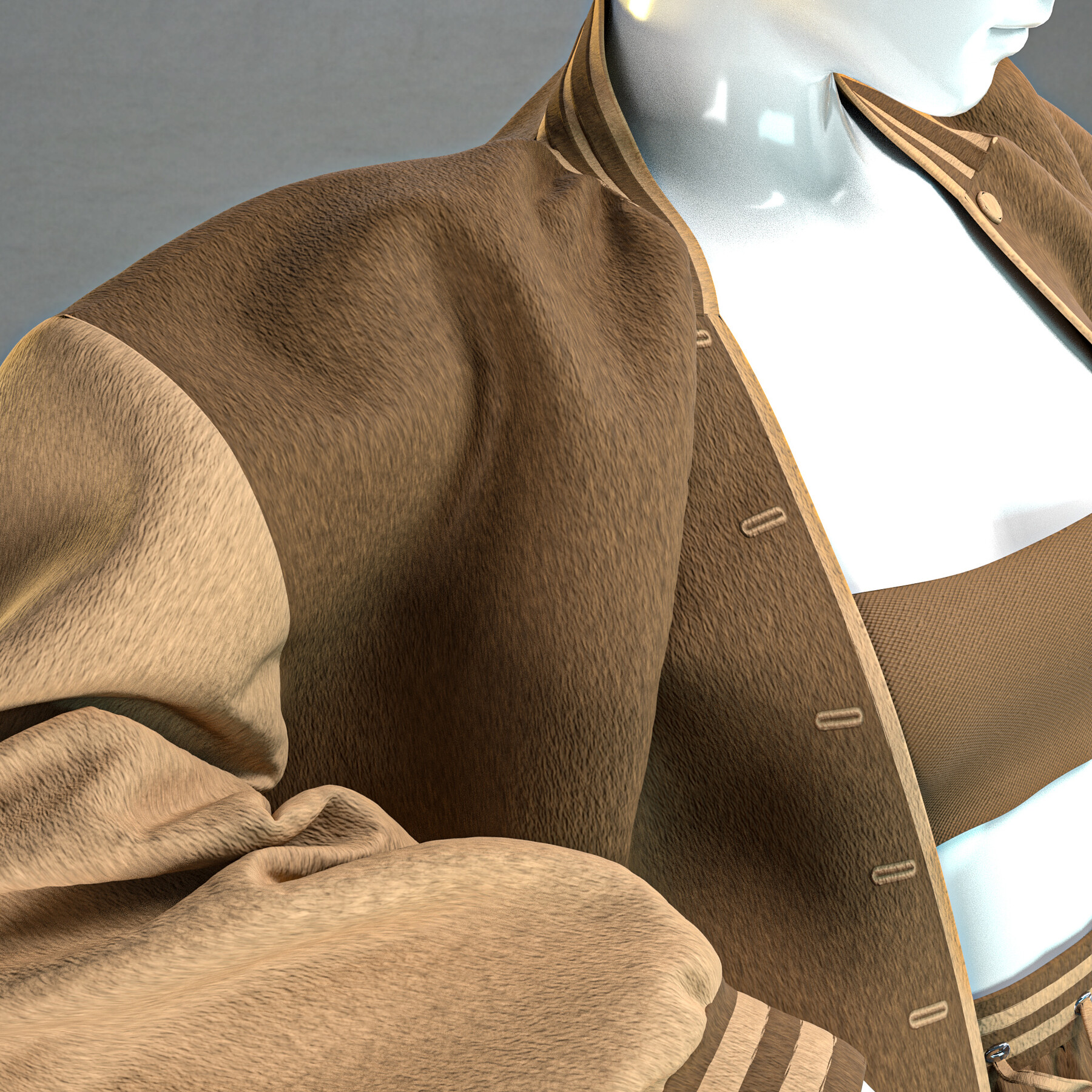 ArtStation - Substance Painter (.SPP) : Oversized bomber jacket | Resources