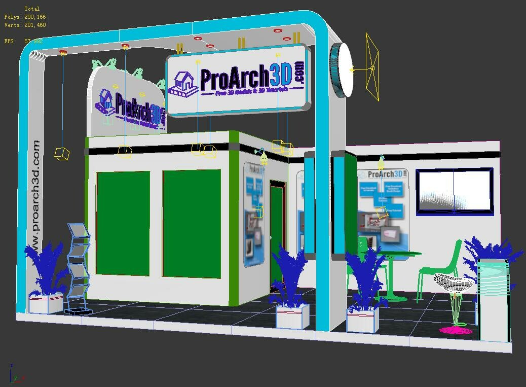 ArtStation - Exhibition - Area - 6X4-3DMAX2009-6 | Resources