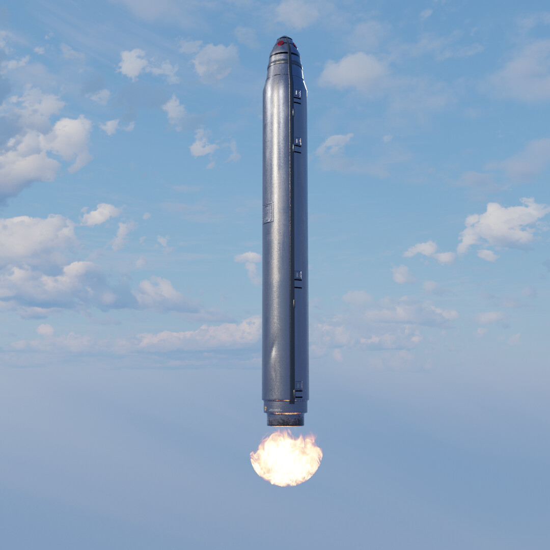 ArtStation - Russian Nuclear Missile | Game Assets