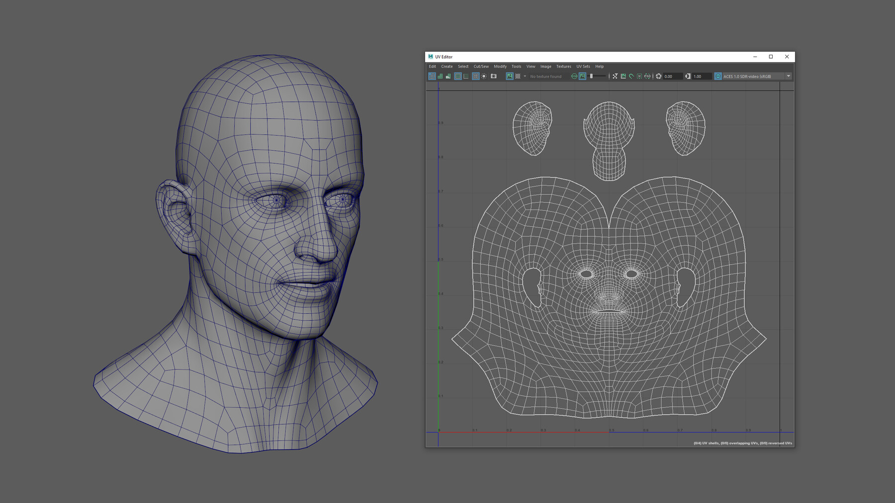 ArtStation - Male Head: 3D Base Mesh Template | Resources