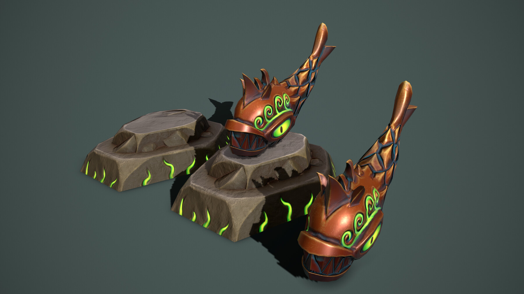 ArtStation - Fantasy statues collection | Game Assets