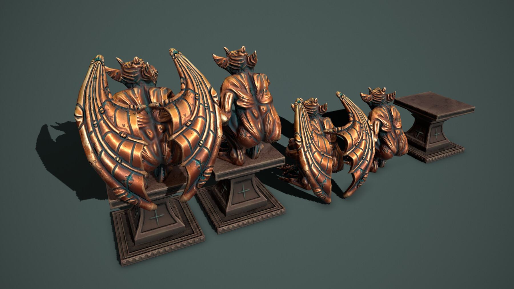 ArtStation - Fantasy statues collection | Game Assets