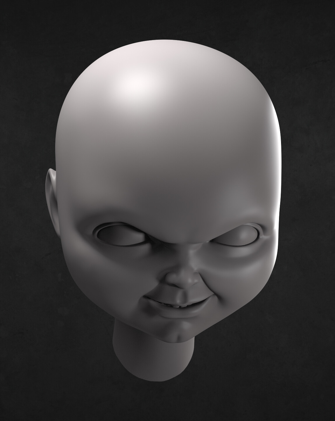 ArtStation - Chucky Doll Head 3D printable model | Resources