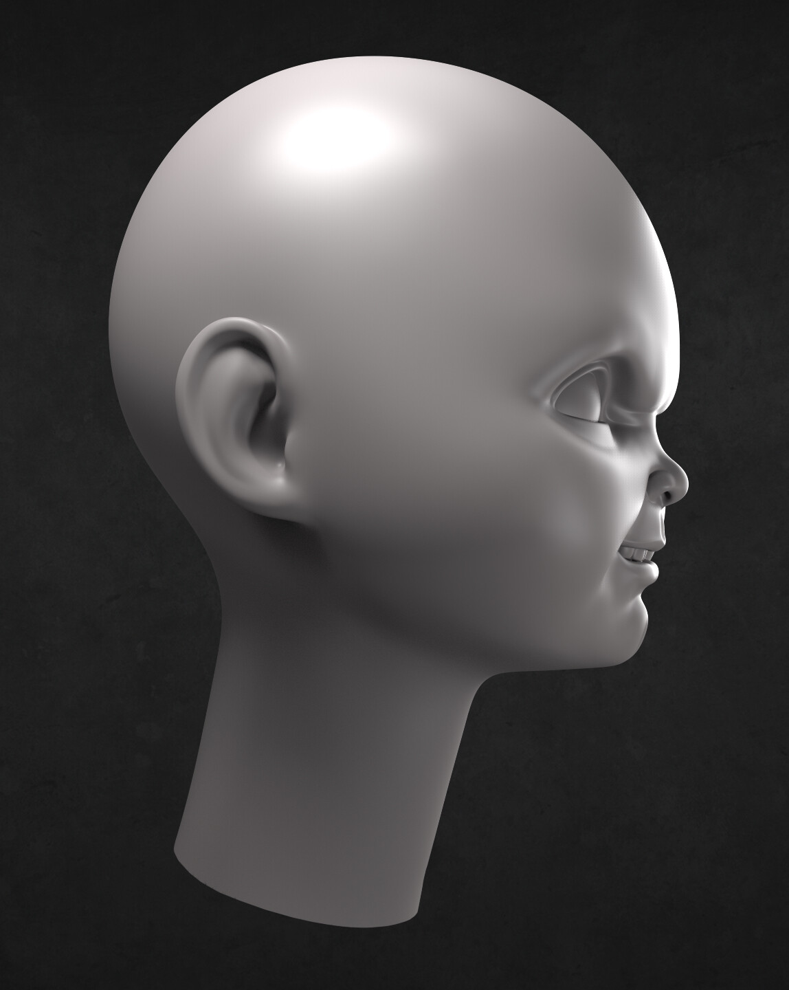 ArtStation - Chucky Doll Head 3D printable model | Resources