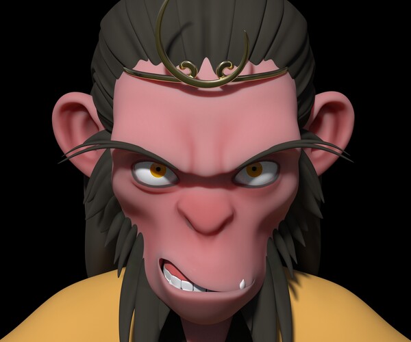 ArtStation - Game model monkey | Game Assets
