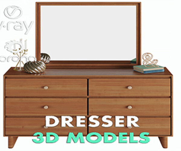 ArtStation - Dresser 01 | Game Assets