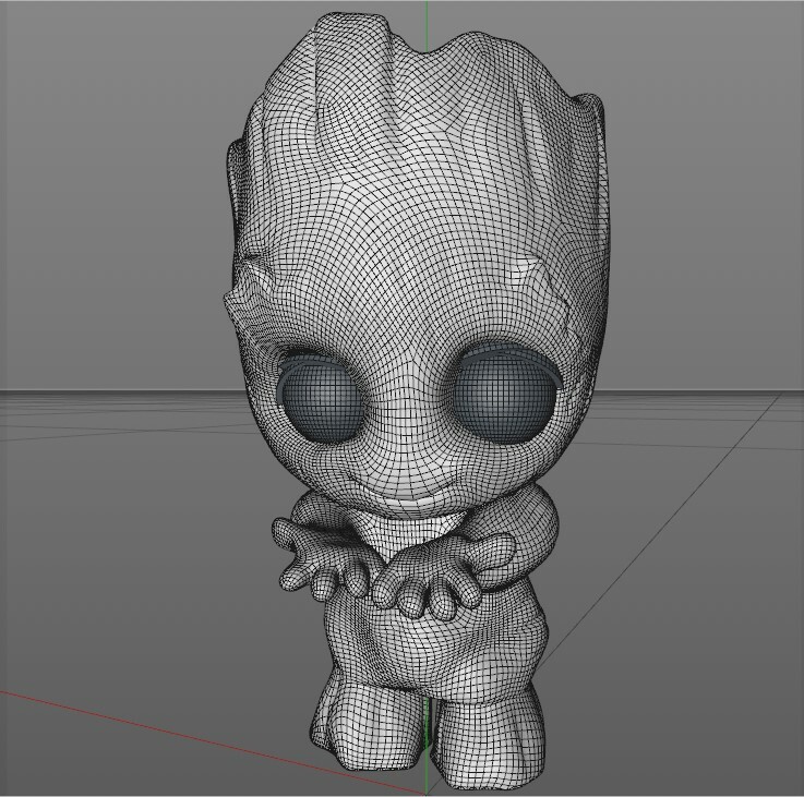 ArtStation - Baby Groot - Done for 3D Print | Resources