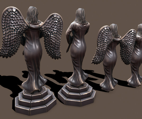 ArtStation - Dark statues collection | Game Assets