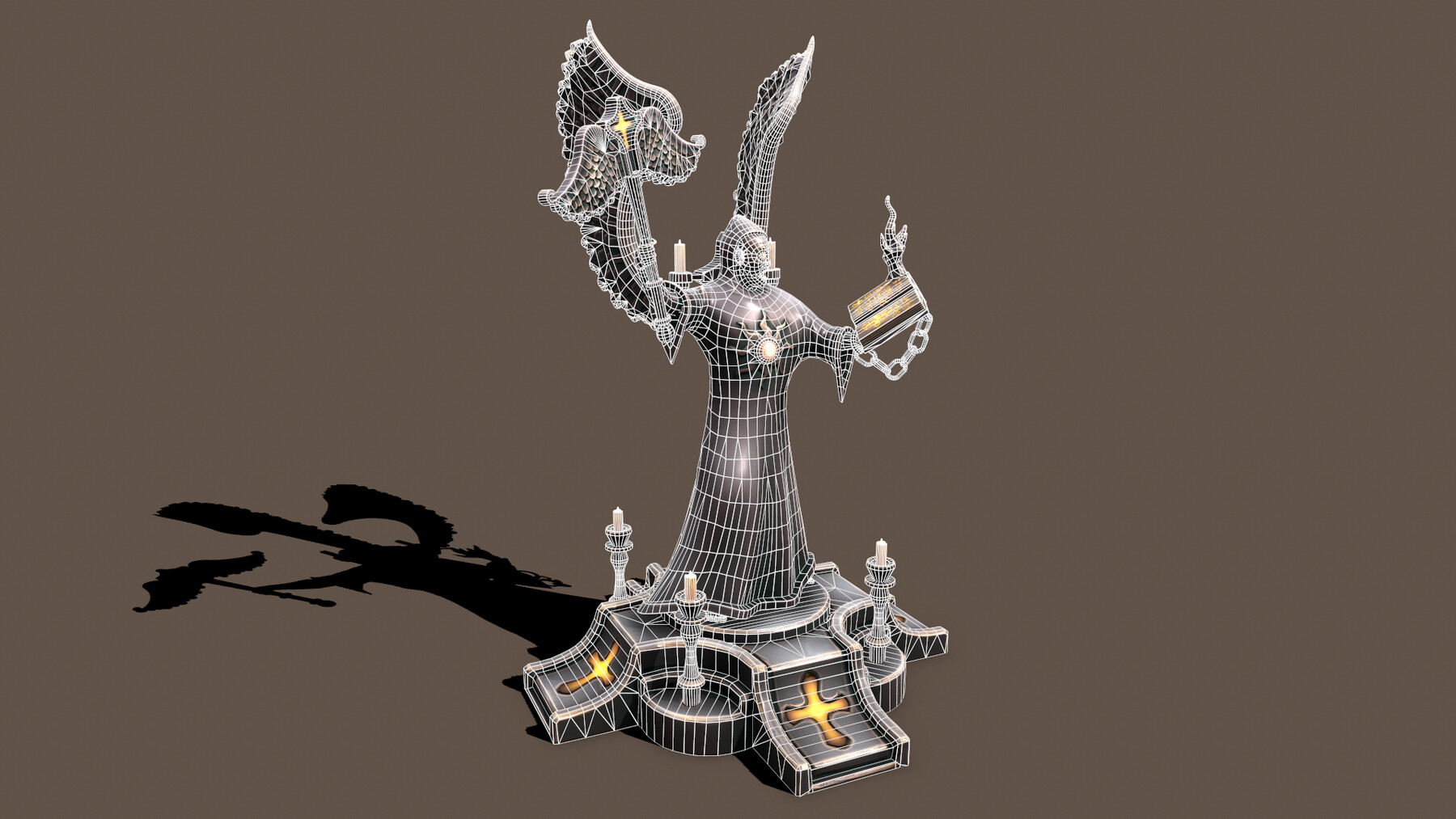 ArtStation - Dark statues collection | Game Assets