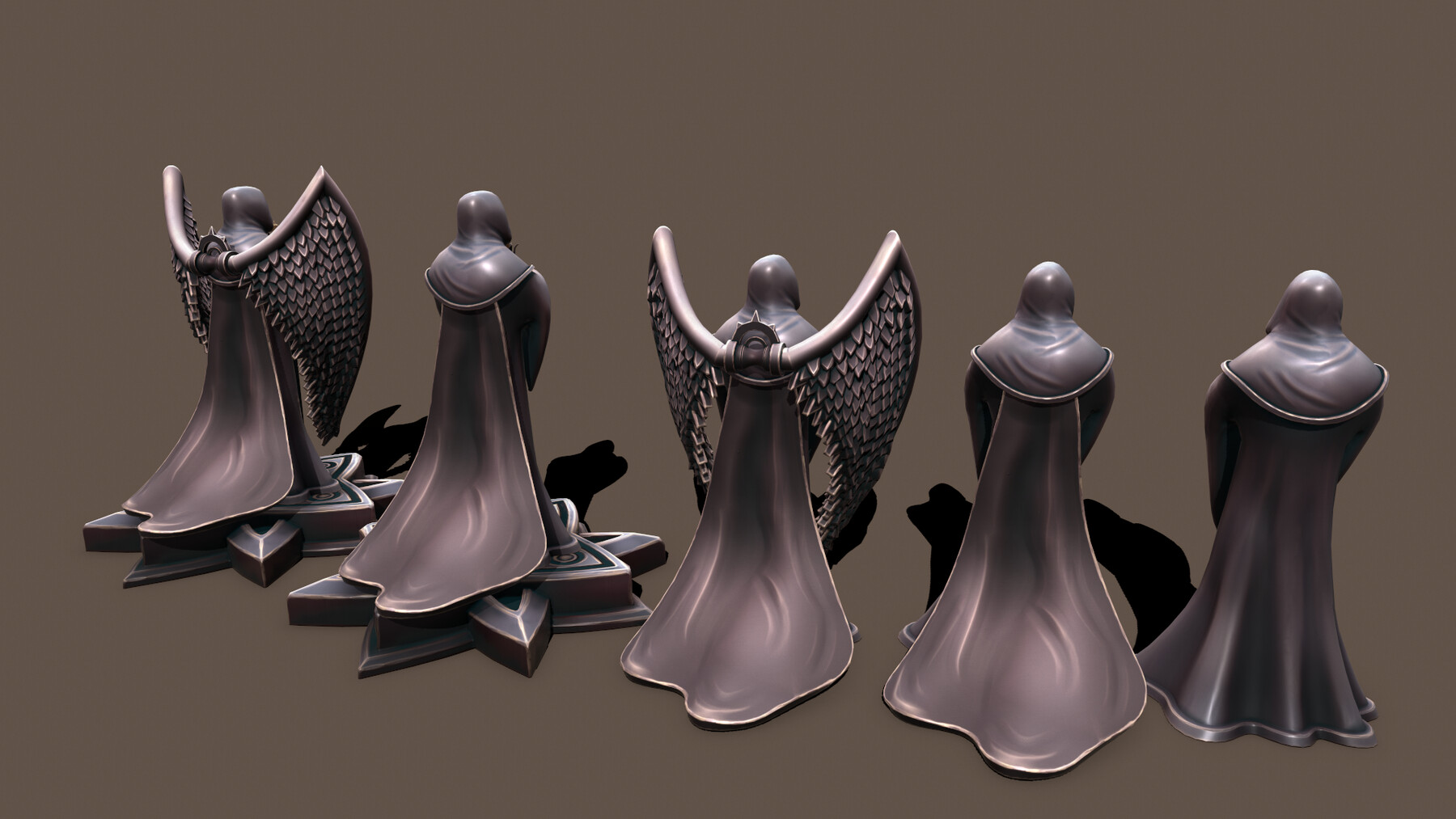 ArtStation - Dark statues collection | Game Assets