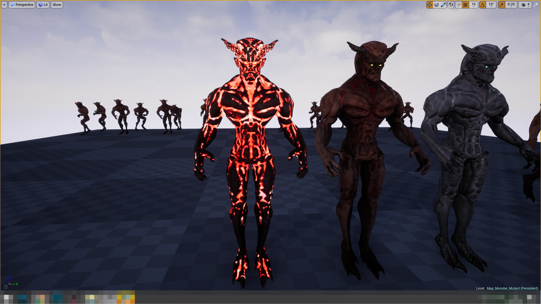 ArtStation - Monster Mutant 5 Low-poly 3D model | Game Assets