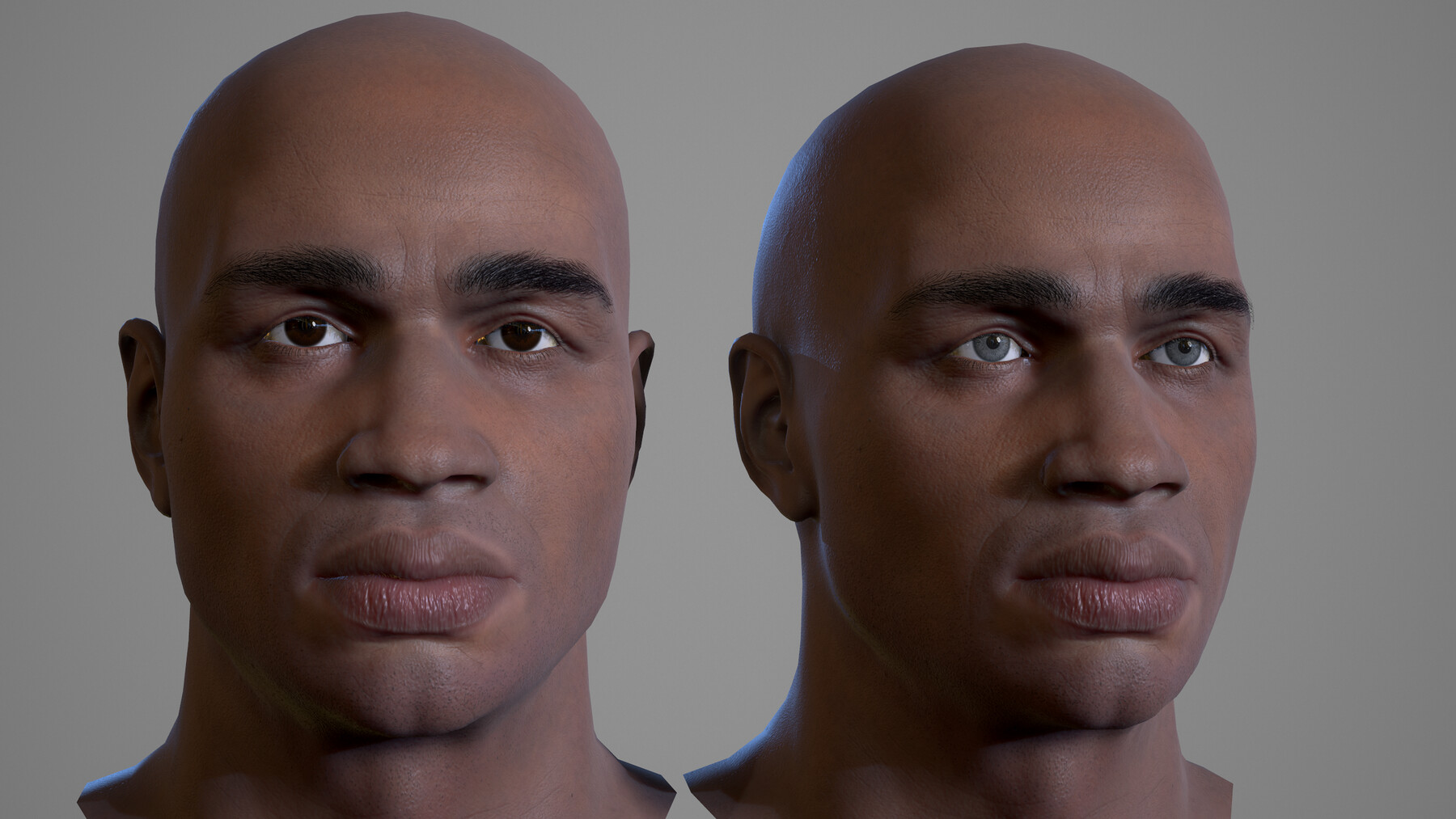 ArtStation - 16 Colors of Realistic Eye Low-poly | Game Assets