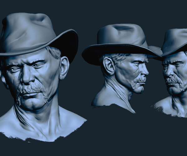 ArtStation - Man in hat sketch | Resources