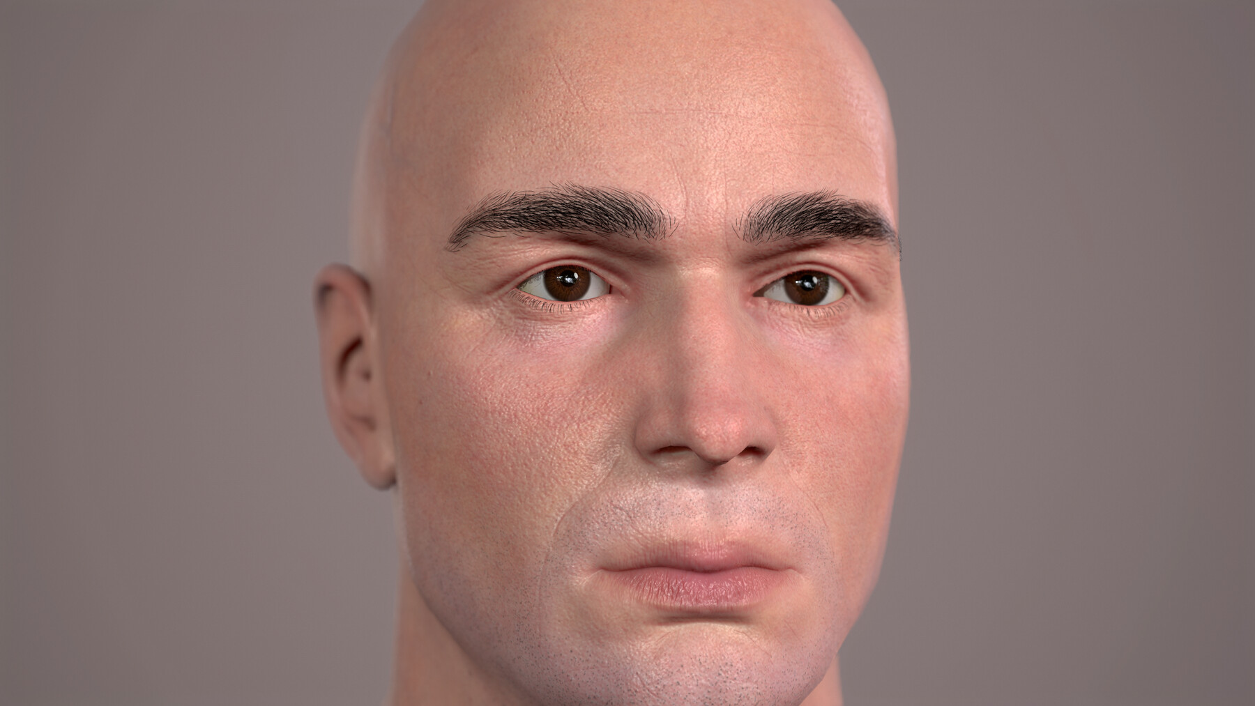 ArtStation - Male Head - 03 | Game Assets