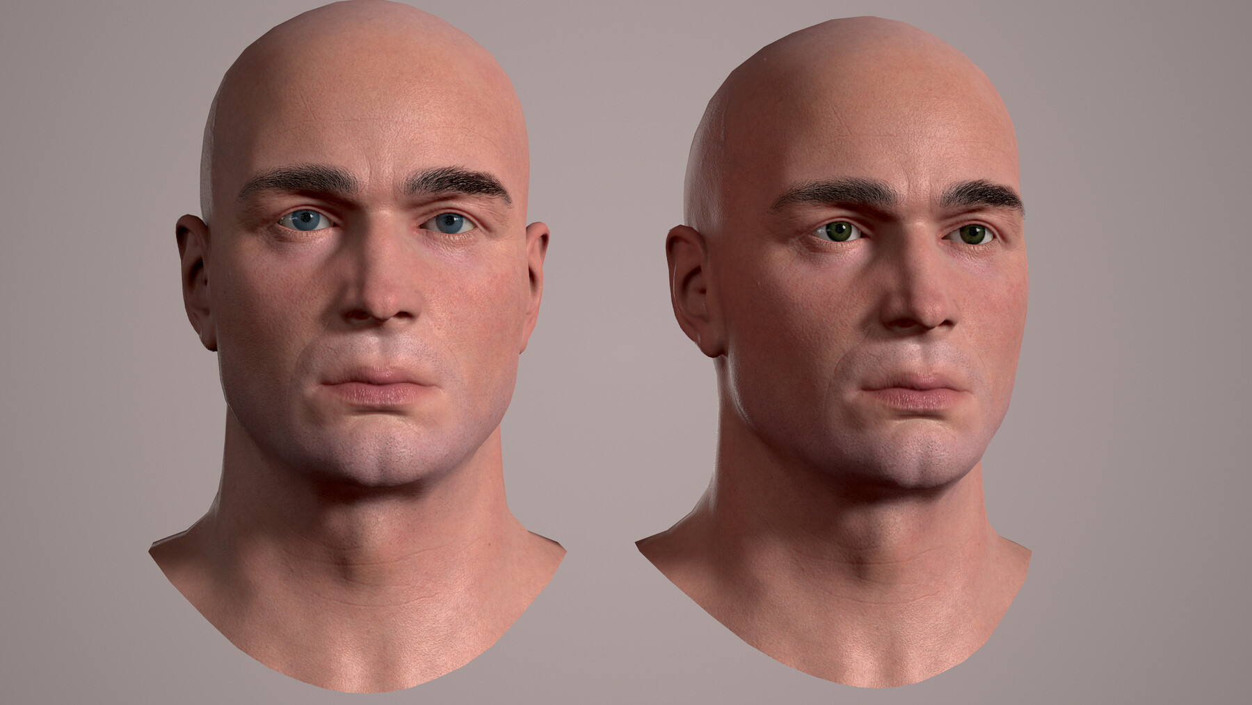 ArtStation - Male Head - 03 | Game Assets