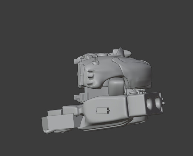 ArtStation - Robot 3D model made in blender -Sci-fi character | Resources