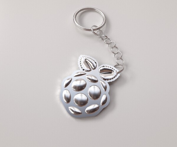 ArtStation - Raspberry Pi Keychain | Game Assets