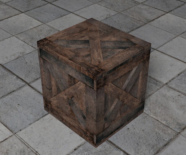 ArtStation - Wood Box | Game Assets