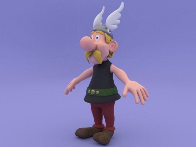 ArtStation - Asterix_Character__3DModel | Game Assets