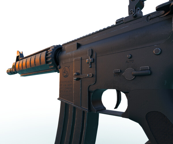 ArtStation - Colt M4 SOPMOD 1 | Game Assets