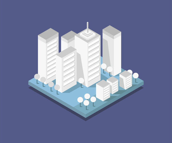 ArtStation - Isometric city | Artworks