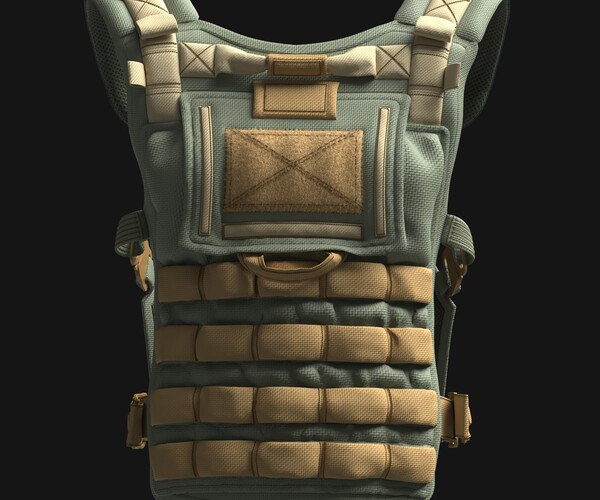 ArtStation - SUPER REALISTIC BULLETPROOF VEST made in Clo3D | Resources