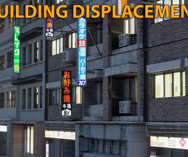 ArtStation - Building Displacement | Game Assets